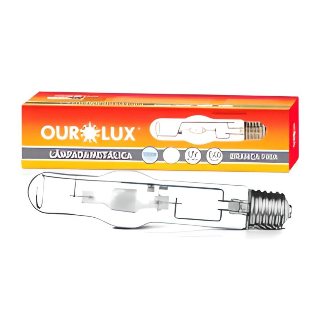 Lâmpada Vapor Metálico Tubular 250 W E40 - OuroLux | Construmarla