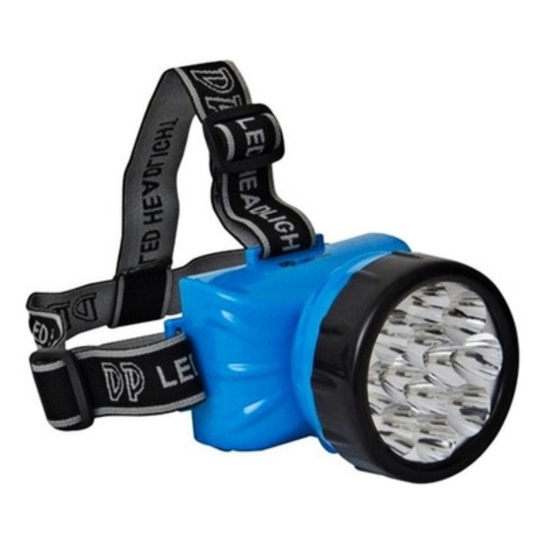 Lanterna Para Cabeça Azul Prática XH900T - Dp Led Light Cor:Azul ...