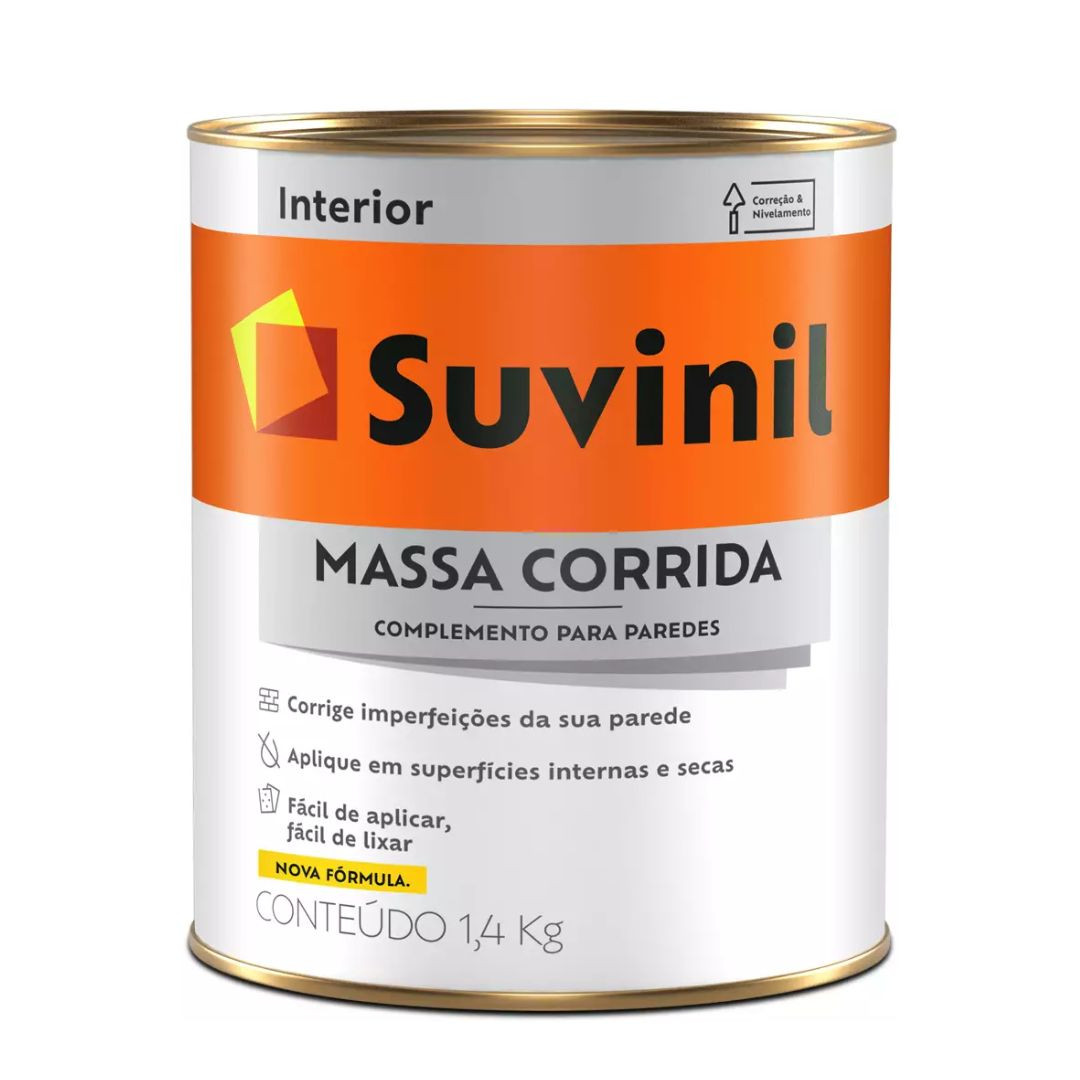Massa Corrida PVA Fosca 900ml 1,4kg - Suvinil | Construmarla