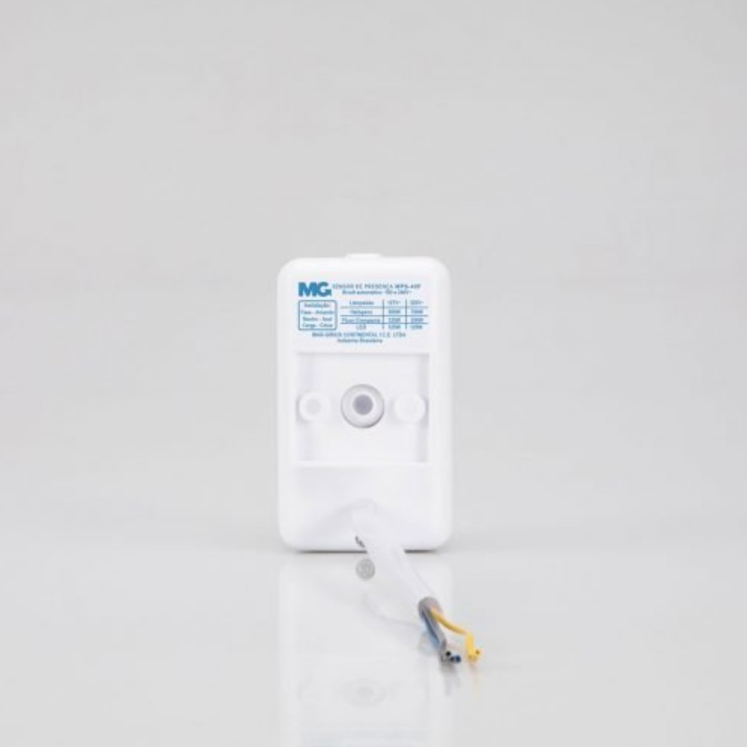 Sensor De Presença Parede de Sobrepor MPS -40 F - Margirius | Construmarla