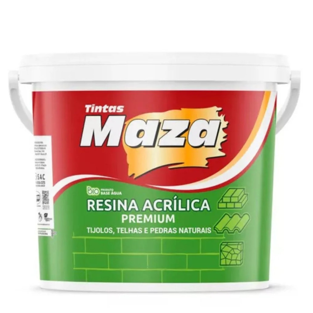 Resina Acrílica Cerâmica Telha 3,6 Lts - Maza | Construmarla