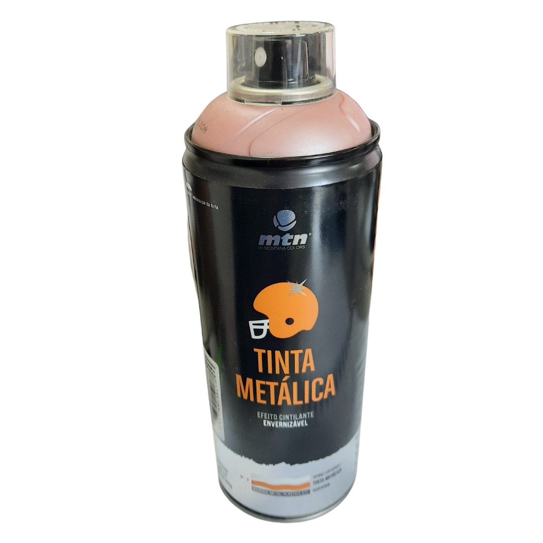 Tinta Spray Metálica Rose Gold Efeito Cintilante - Montana | Construmarla