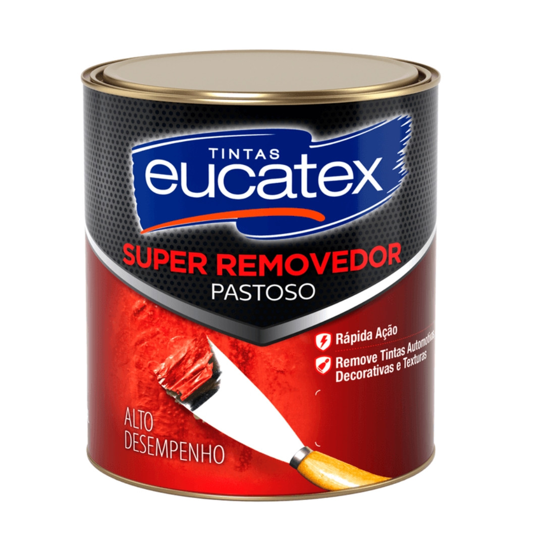 Removedor De Tinta Pastoso 900ml - Eucatex | Construmarla