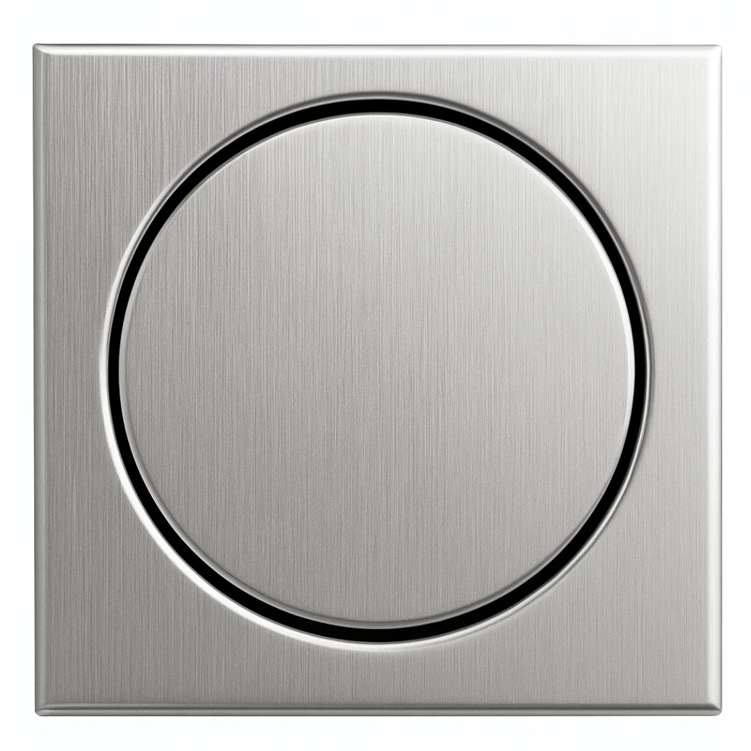 Ralo Escovado 12,5 x 12,5 Select Grelha C/ Caixilho- Mozaik | Construmarla