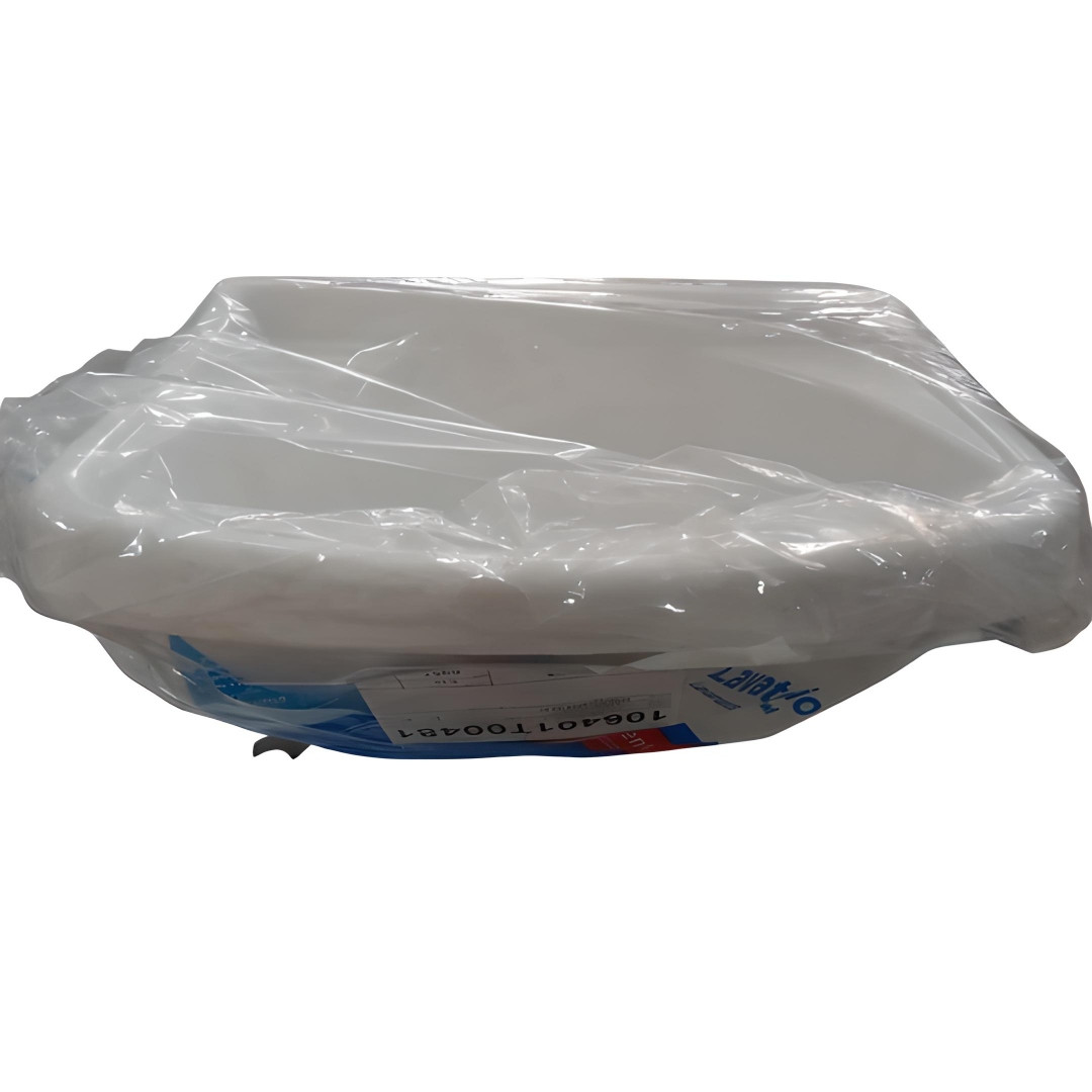 Lavatório Pia PVC Branco 36x26cm BR LVO/SC 4,8 L- Astra | Construmarla