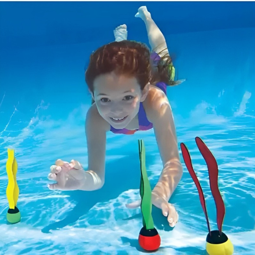 Caça Bandeiras Mergulho Infantil Para Piscina 55503 - Intex Colorido ...